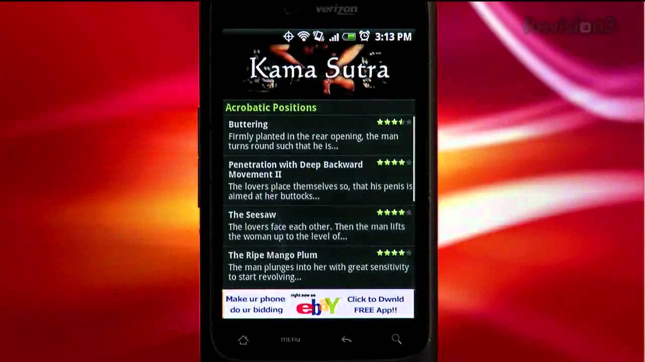 Kamasutra and Carmasutra Android Apps featured at AppJudgment - YouTube