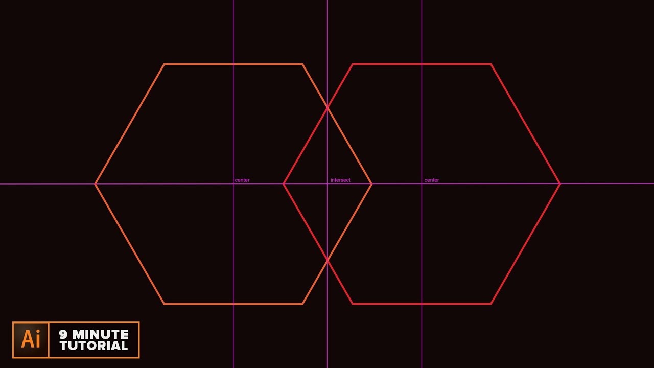 Illustrator Tutorial: Smart Guides (Logo Design Basics) - YouTube