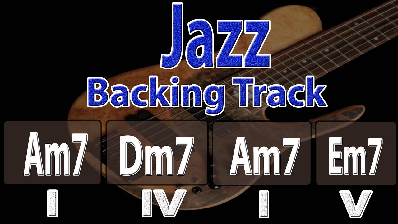 Jazz (Am7 Dm7 Am7 Em7) Backing Track 160bpm - YouTube