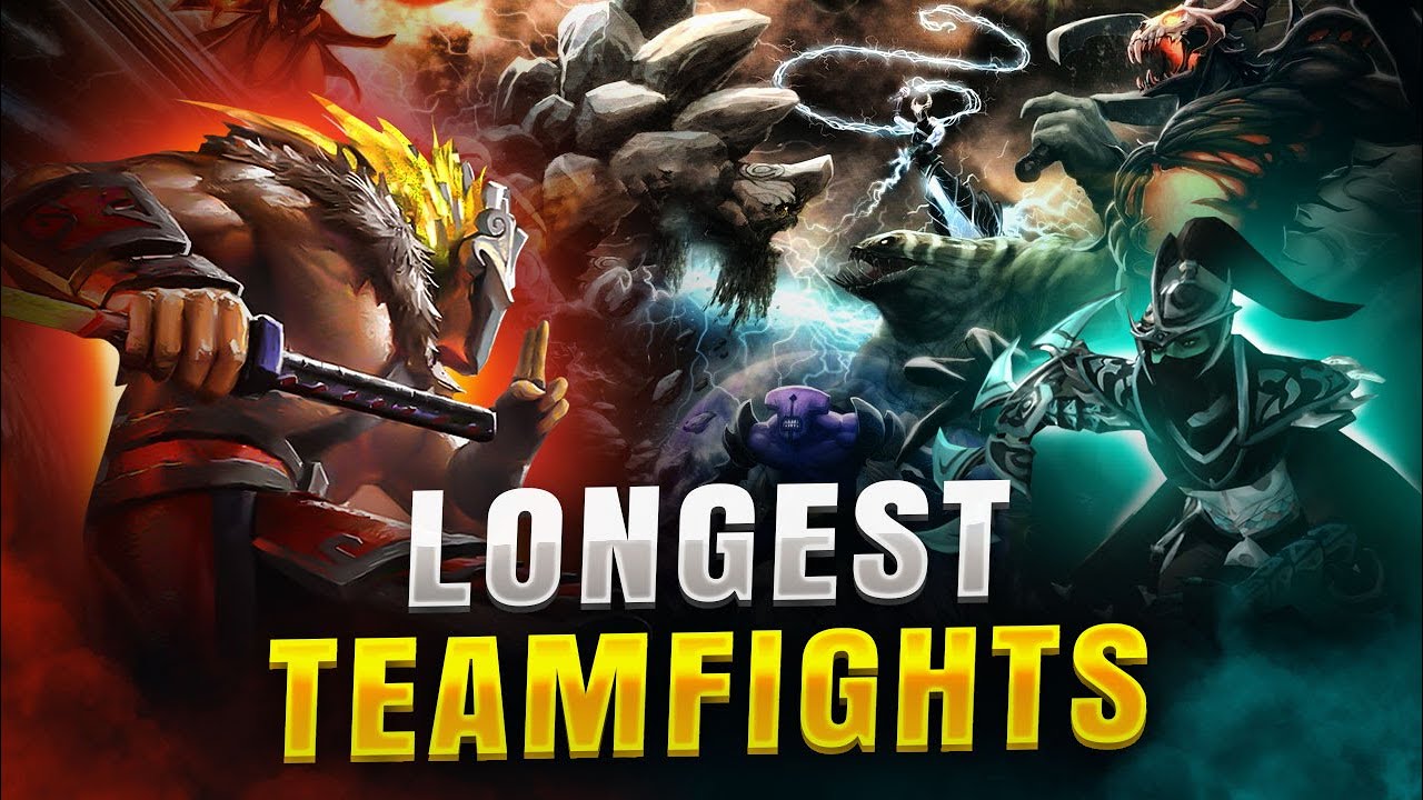 THE LONGEST AND MOST INTENSE TEAMFIGHTS in Dota 2 History - YouTube