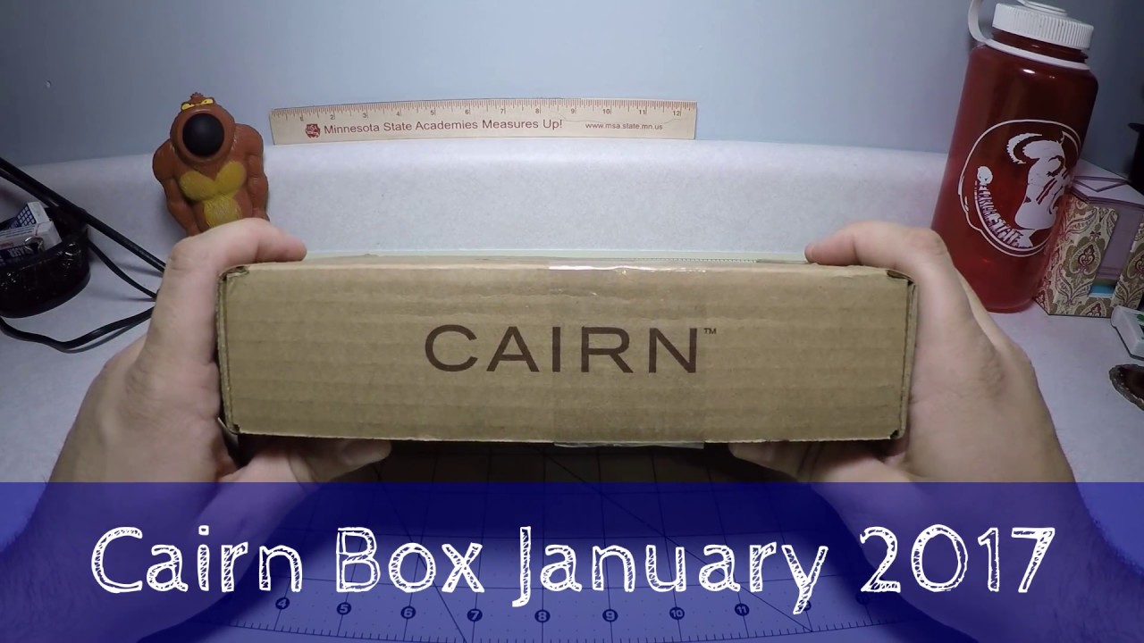 Finally!!! Cairn Box January 2017 Unboxing :) - YouTube
