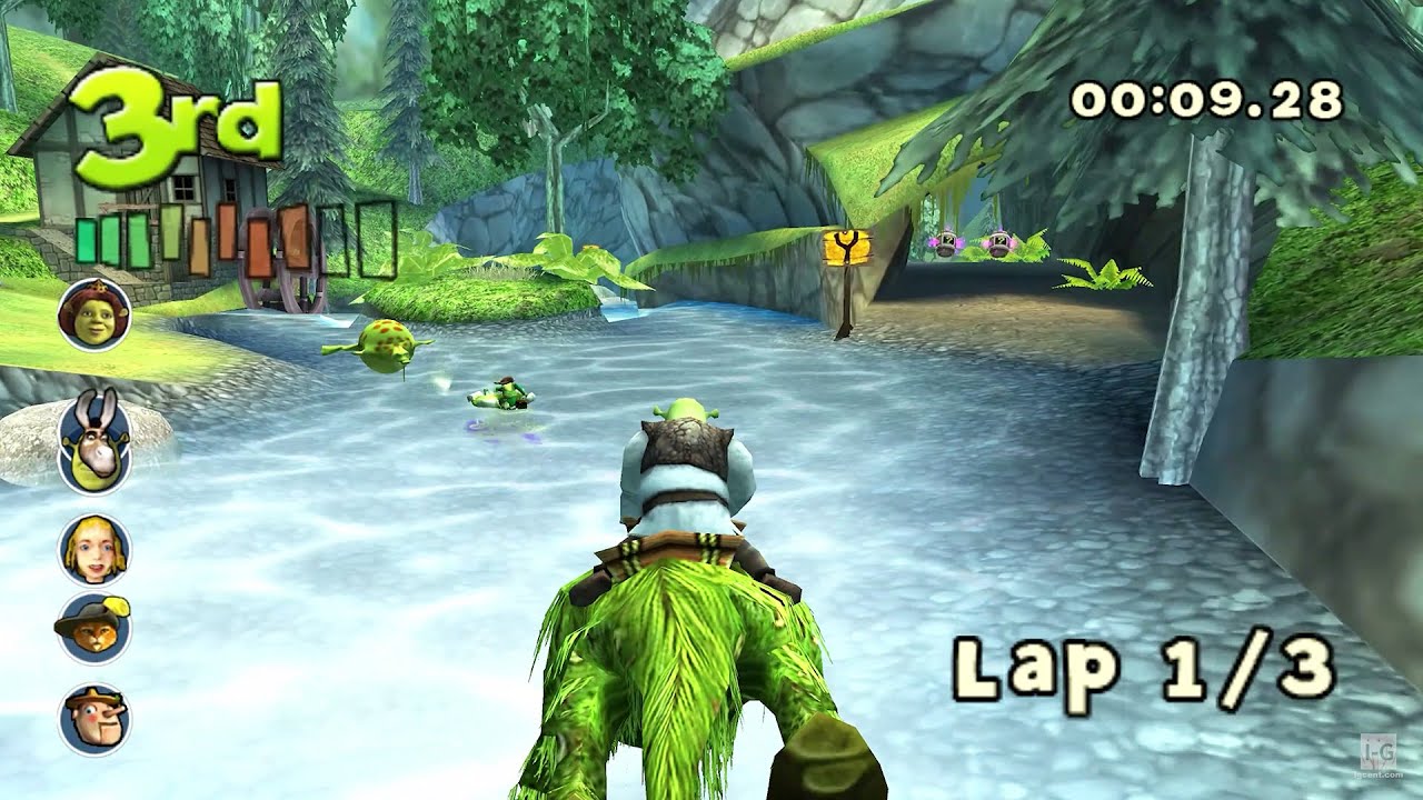 Shrek Smash n' Crash Racing - PSP Gameplay (4K60fps) - YouTube