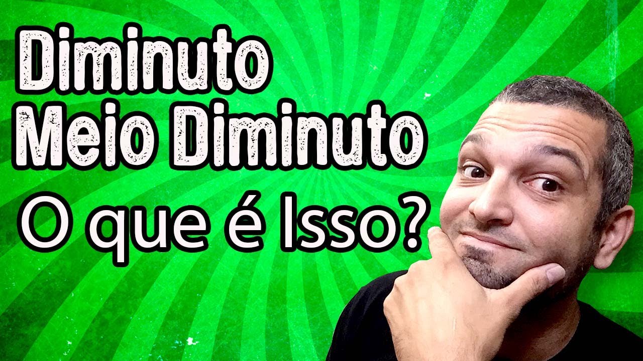 Acordes diminuto e meio diminuto - YouTube