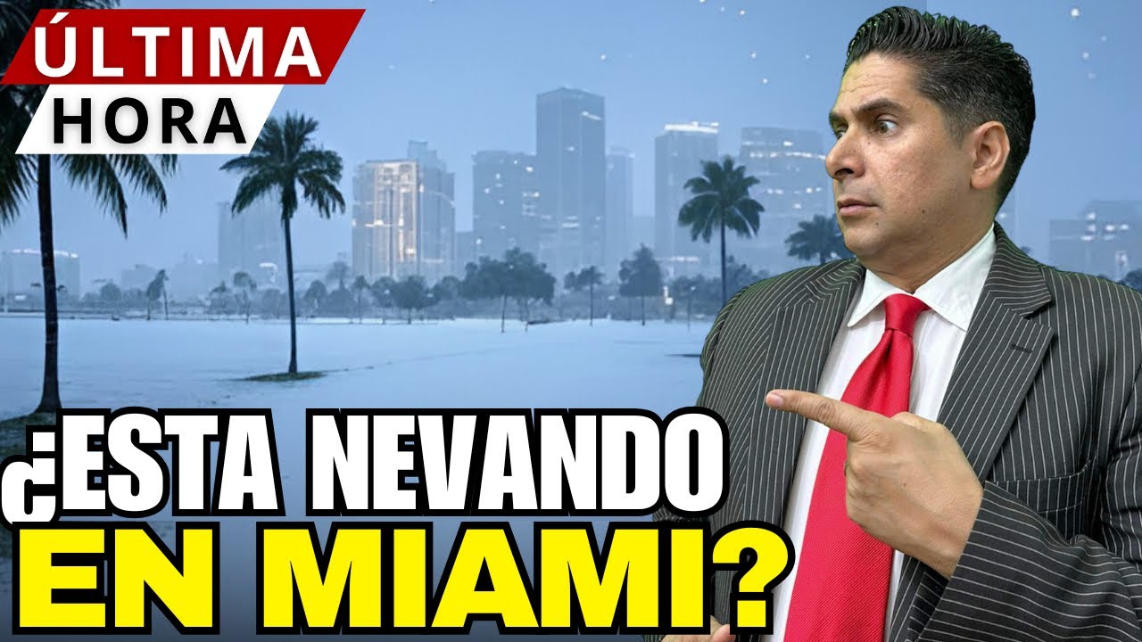 SEÑALES de los ÚLTIMOS TIEMPOS! ¿ESTA NEVANDO EN MIAMI? - YouTube