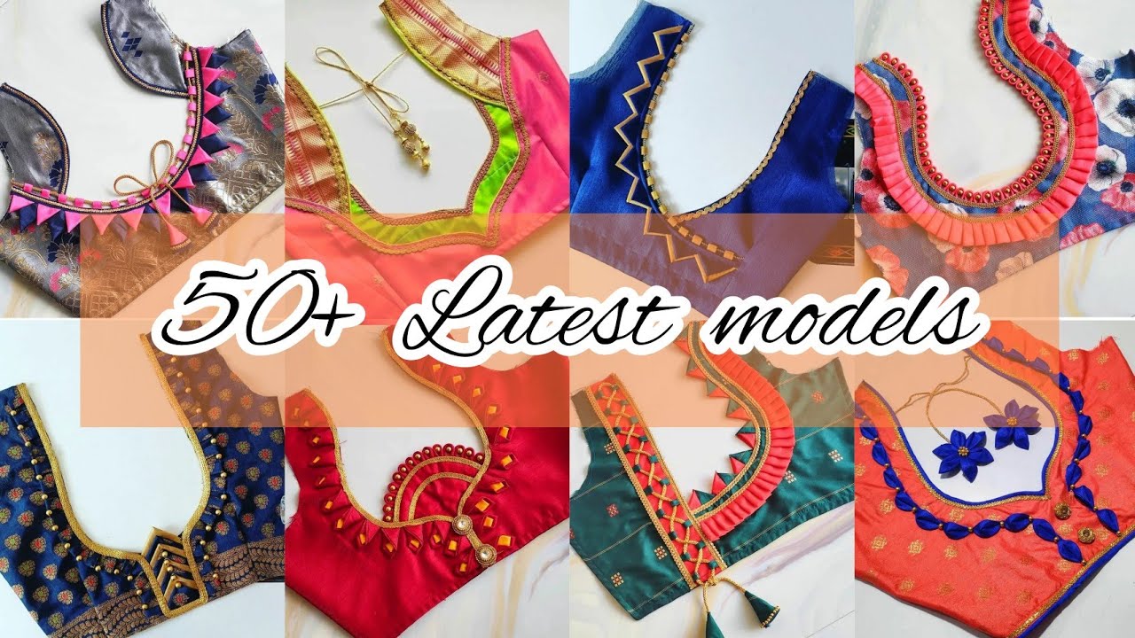Beautiful blouse back neck models || Awesome designs for all age group ...