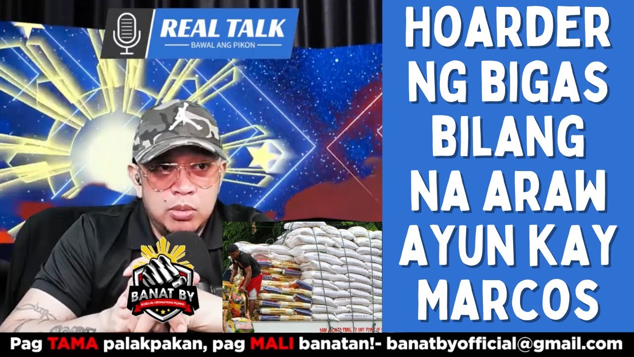 Hoarder ng bigas bilang na araw ayun kay Marcos - YouTube