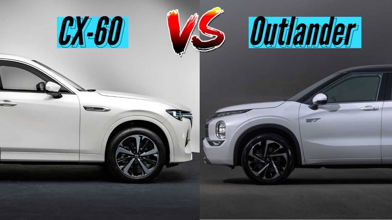 2023 Mitsubishi Outlander vs 2023 Mazda CX-60 Visual Comparison ...
