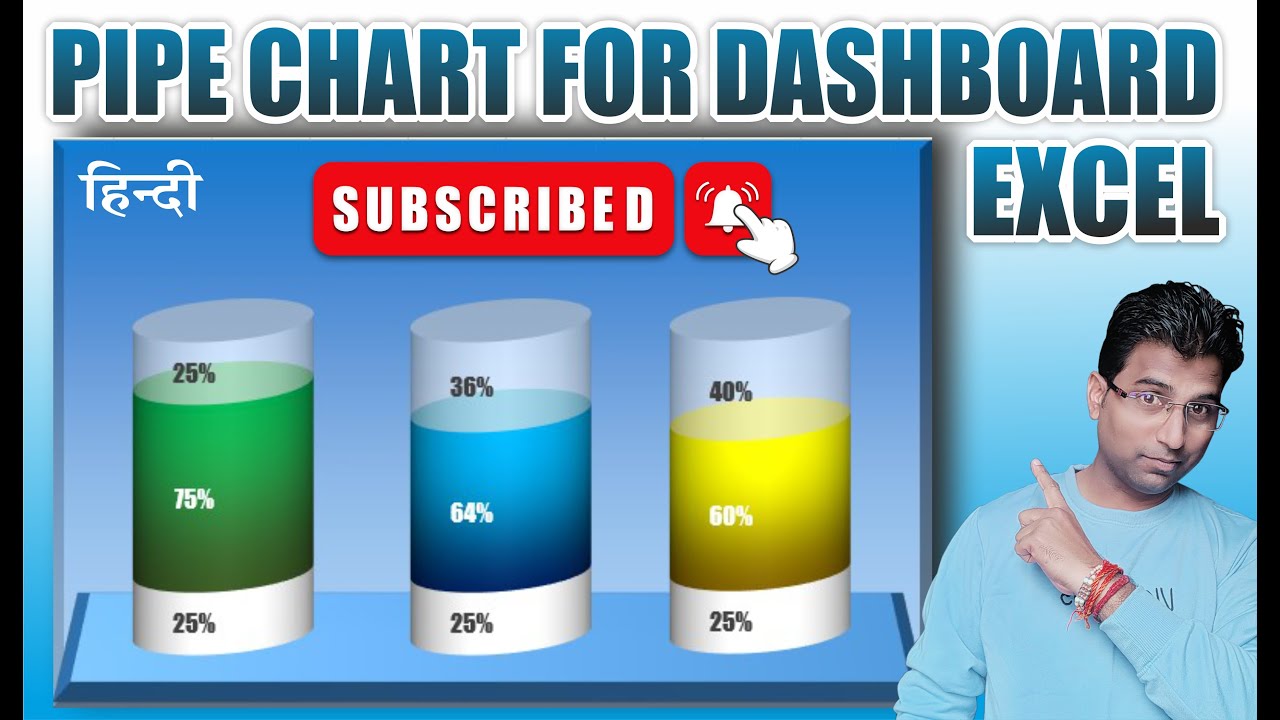 How to Make PIPE CHART in Excel | Excellent@dk83 | #excel # ...