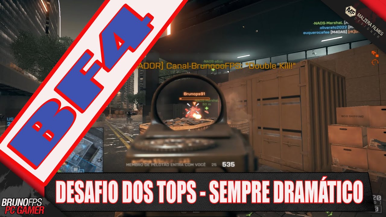 BF4 - DESAFIO DOS TOPS - QUE SÉRIE TRY HARD (DRAMÁTICO) - YouTube