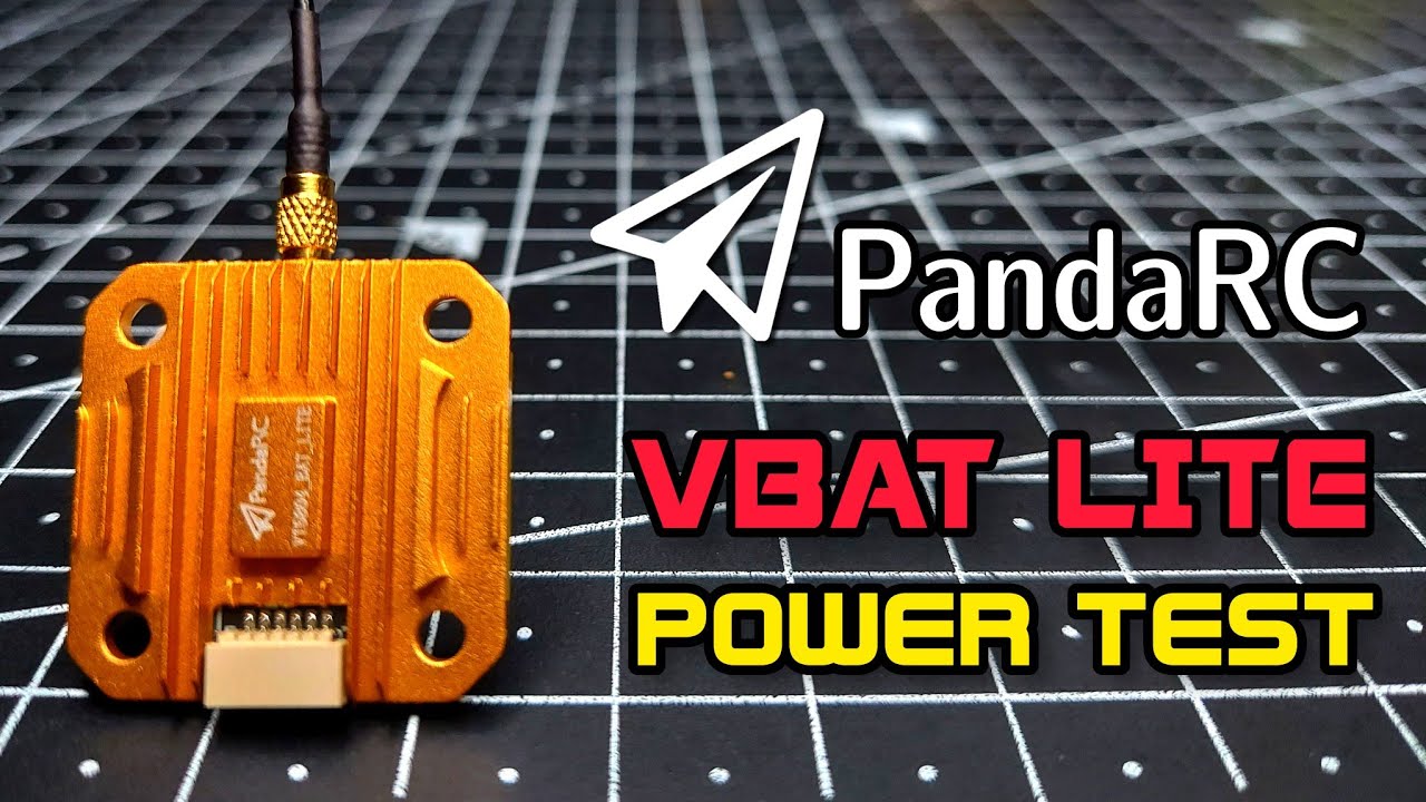 Most Powerful 20mm VTX ! PandaRC VBAT Lite - Power Test - YouTube