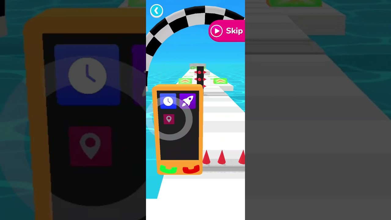 Mobile Run | Mobile Run 3D | Phone Run 3D Game Video - shorts video # ...