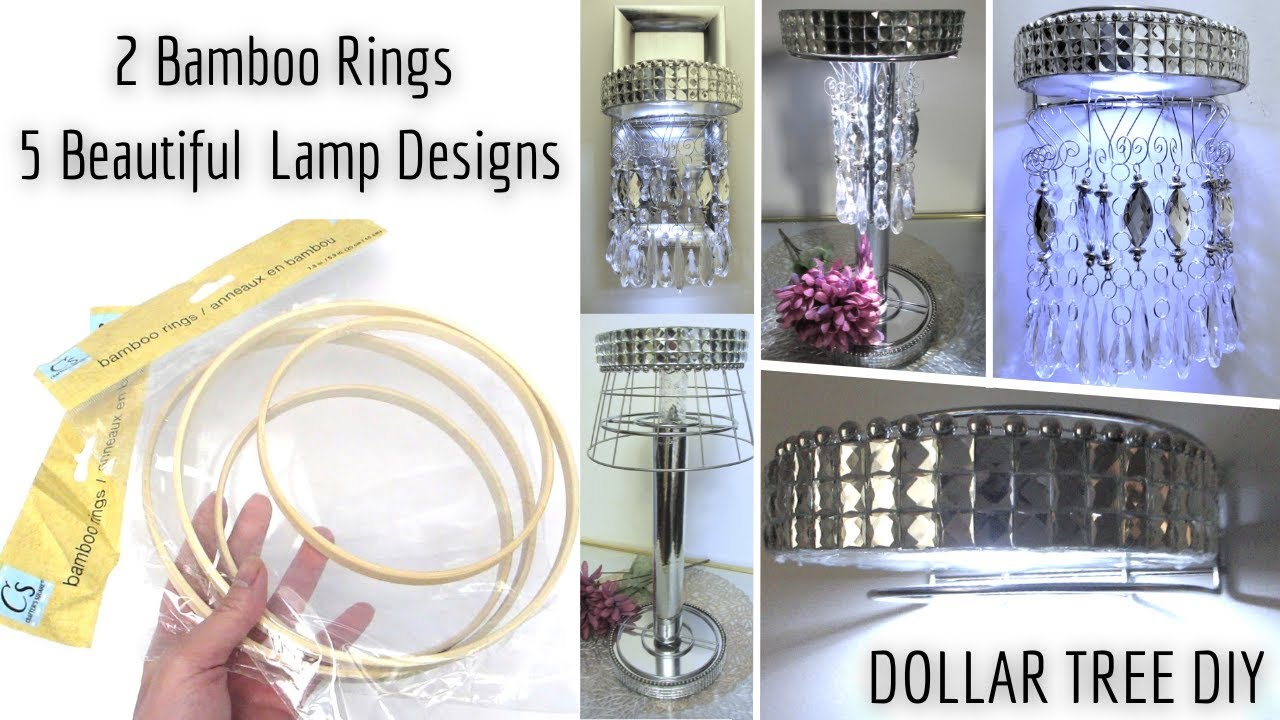 Beautiful Home Decor Ideas using Bamboo Rings (Glam Edition) | Dollar ...