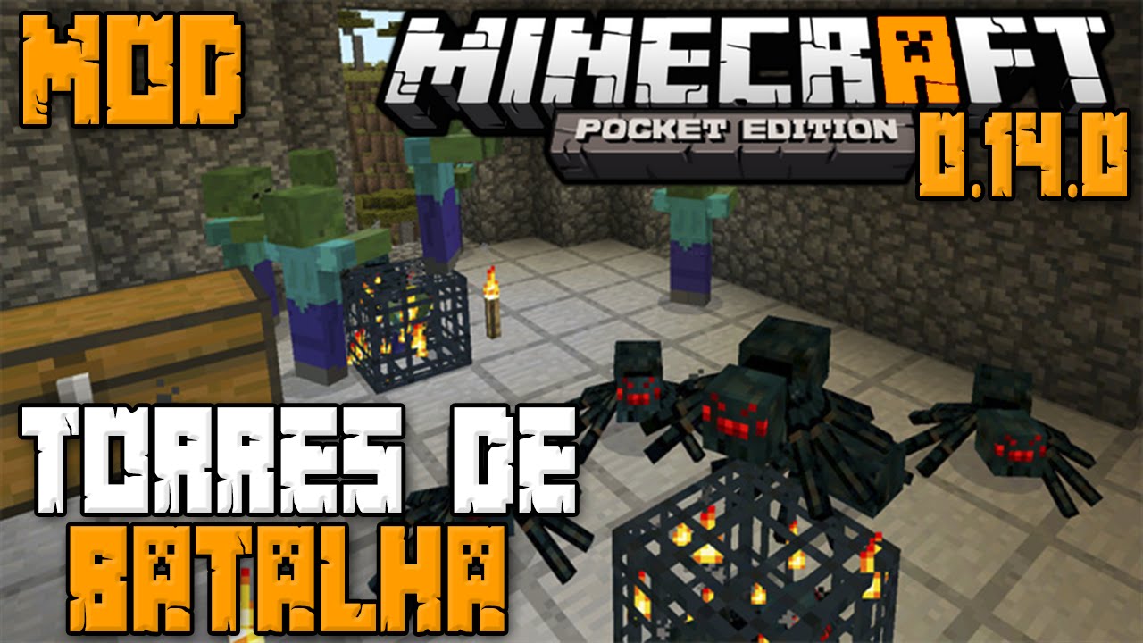 Torres de Guerra com Mobs para Minecraft PE 0.14.0 | MCPE Battle Towers ...