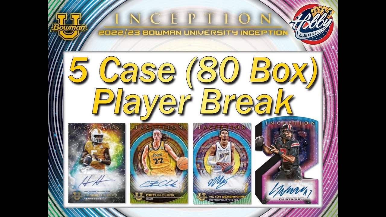 2023 Bowman University Inception 5 Case (80 Box) Player Break eBay 05 ...