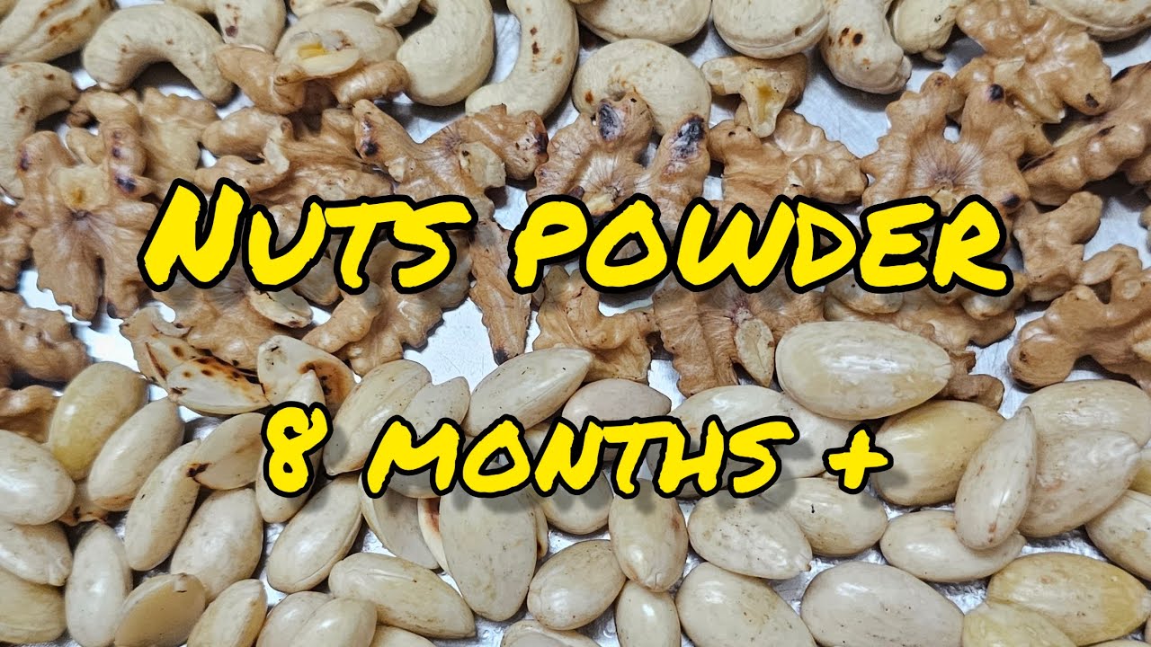 Nuts powder for babies 8months+ #nutspowder #6monthbabyfoods #trending ...
