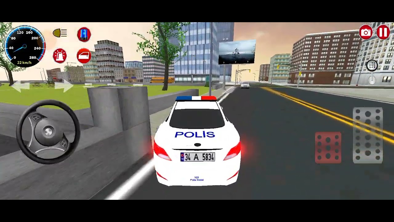 Real Police Car Driving Simulator 3D || Dubai Police || Police Car ...