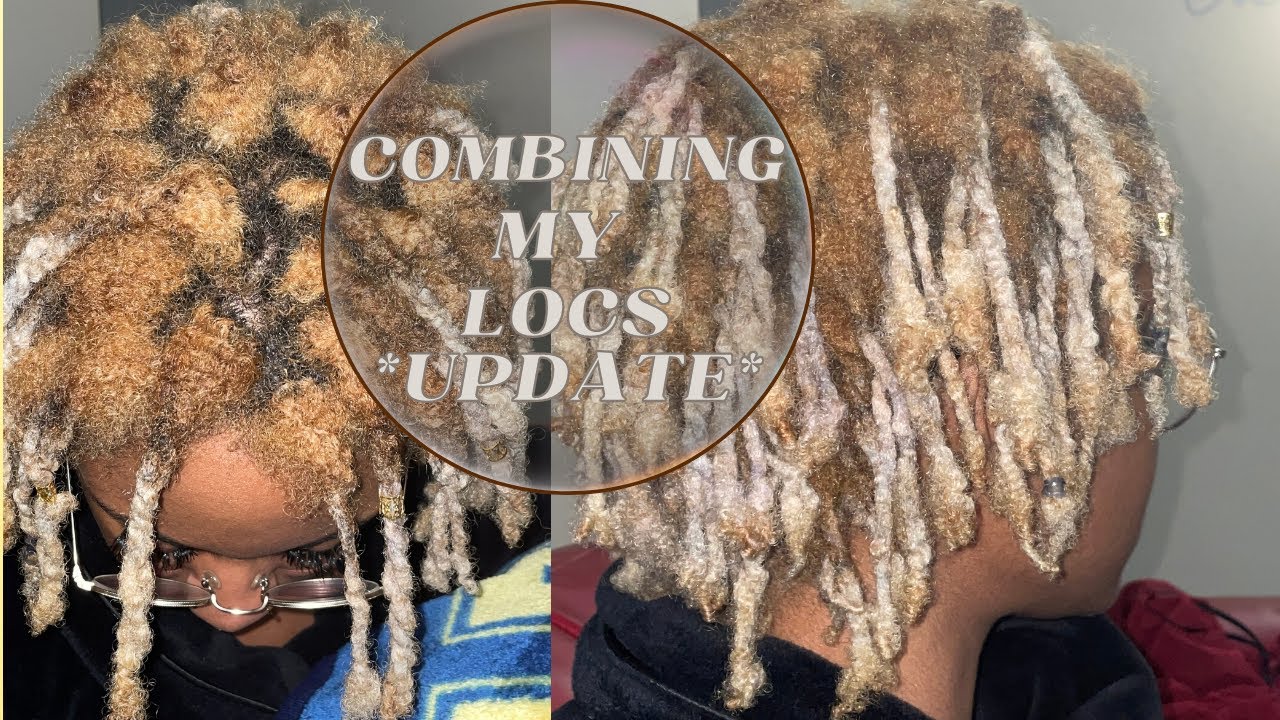 Combining My Locs Update | First Retwist - YouTube