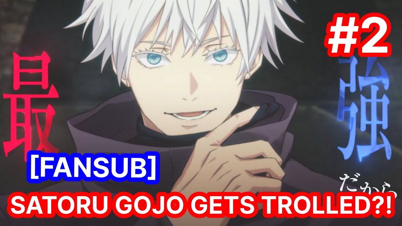 🍰SATORU GOJO GETS TROLLED HE LOSES HIS MIND⁉️ New Gojo Event Story #2 ...