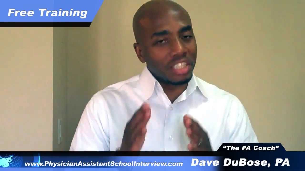 Physician Assistant School Interview---How To ACE It. - YouTube