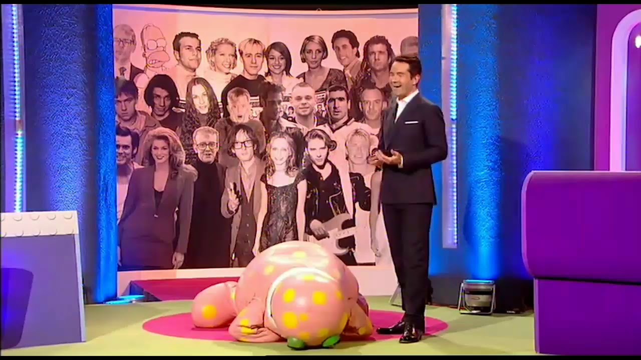 Mr Blobby meets Jimmy Carr | Mr Blobby on Big Fat Quiz of the Year ...