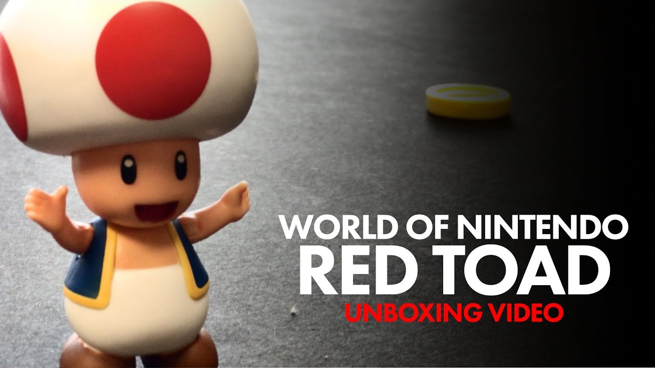 World Of Nintendo Figures Red Toad - Series 2-2 / Mario Action Figure ...