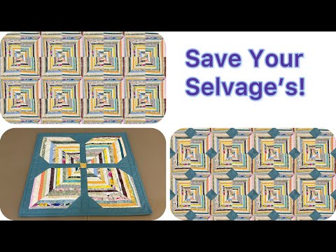 Greate Quilted PROJECT Out of the Scraps! Here's How to Make a Selvages Quilt!