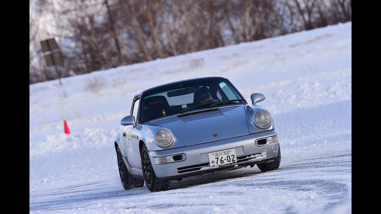 2018.2.3 DIREZZA SNOW MEETING@八千穂レイク - Porsche 964 C2 - - YouTube