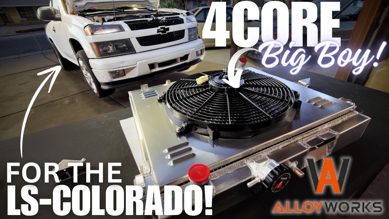 FINALLY! No more overheating! Alloyworks 4 Core Radiator for the LS ...