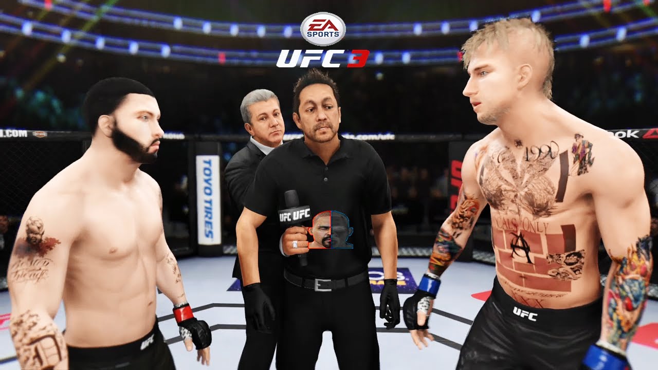 MACHINE GUN KELLY vs EMINEM | EA Sports UFC 3 - YouTube