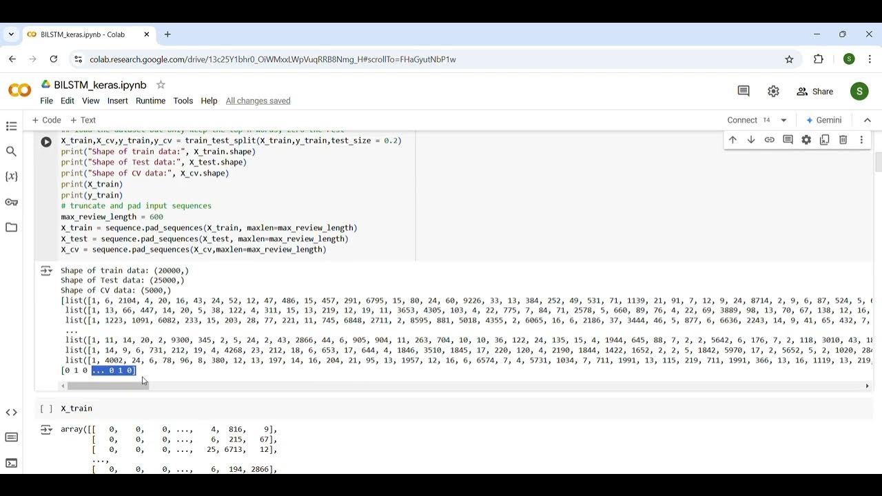 BiLSTM/LSTM implementation in Keras Python - YouTube