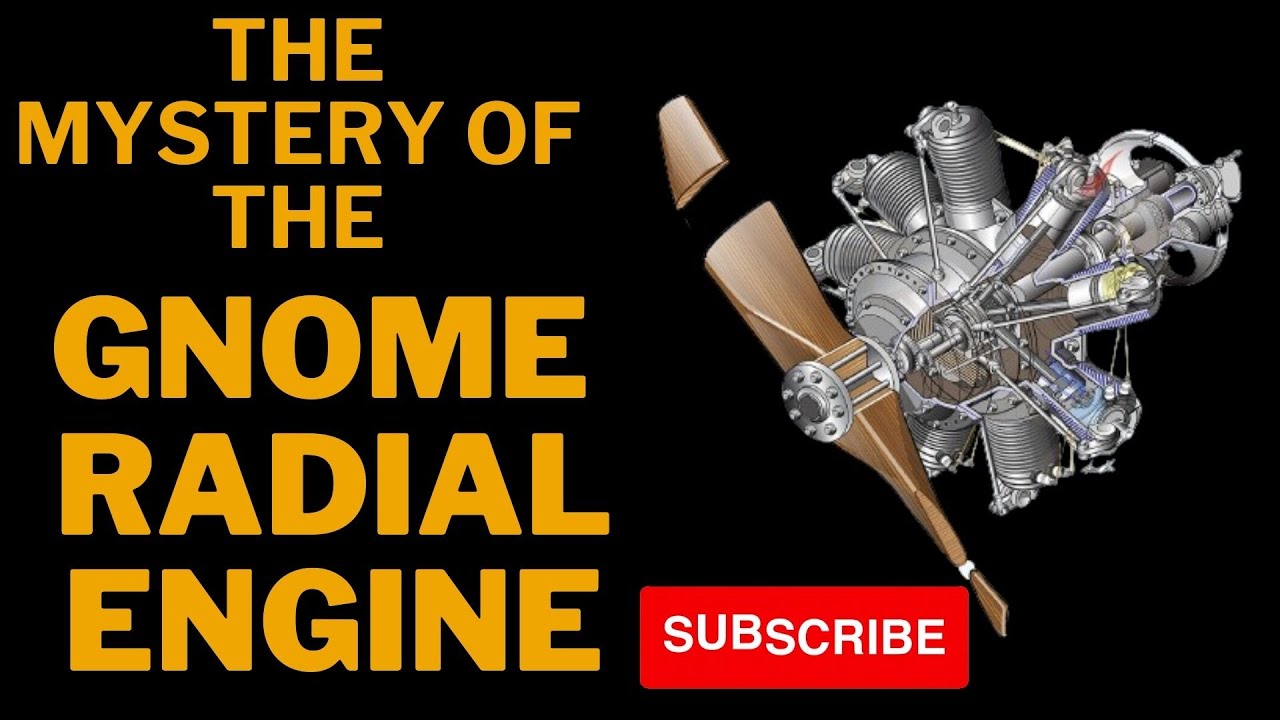 The Gnome Radial engine | The Mystery Of Gnome engine - YouTube