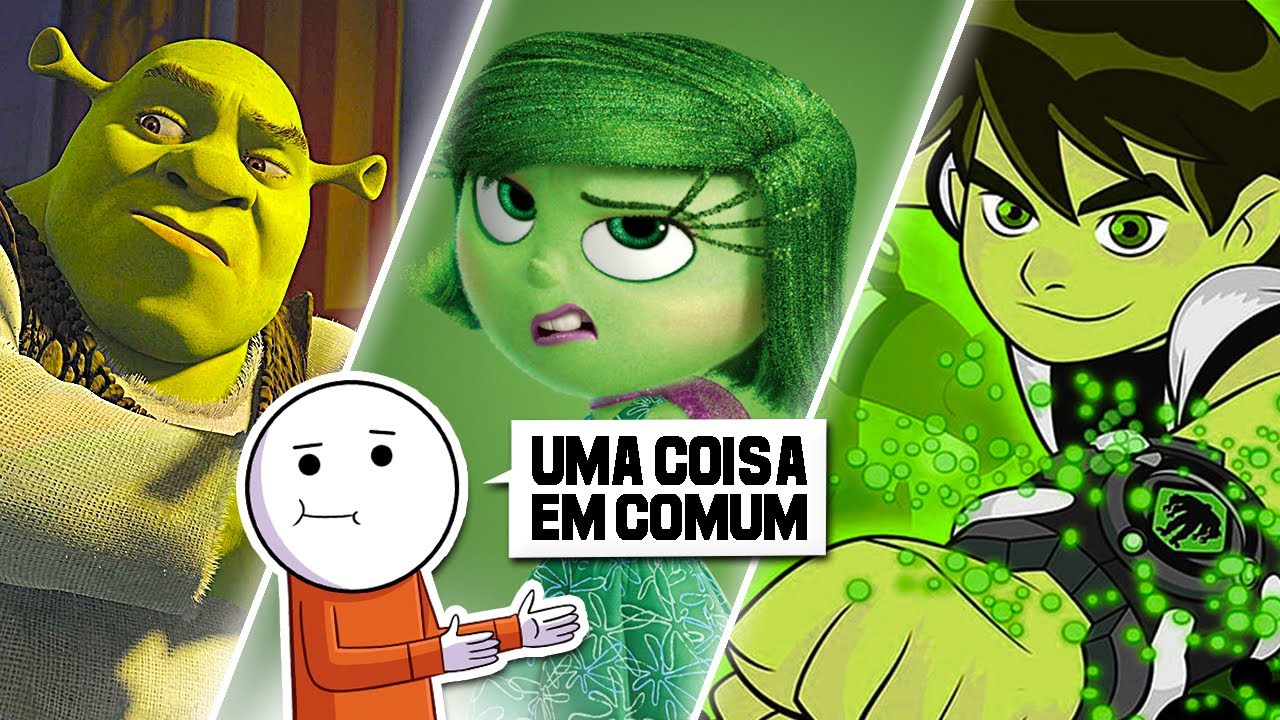 PERSONAGENS COM A IDENTIDADE VISUAL VERDE - YouTube