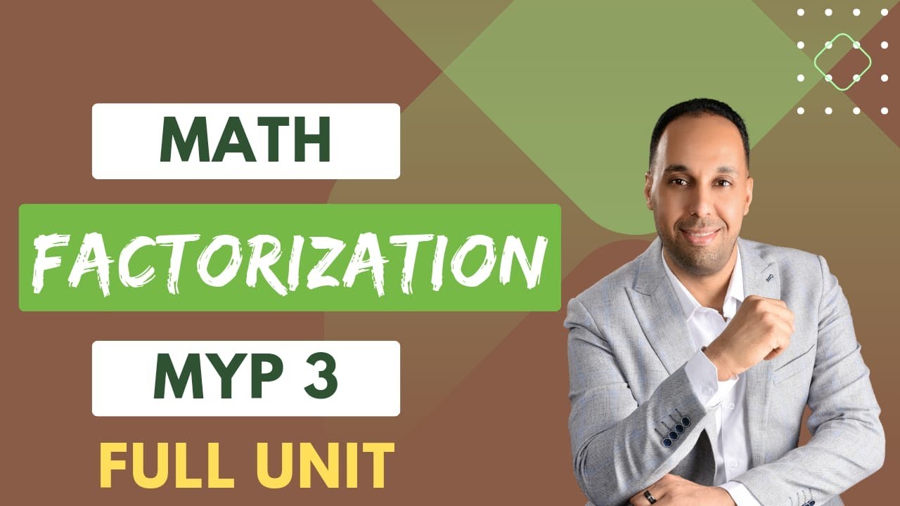 Factorization Unit - MYP3 - 2024 - YouTube