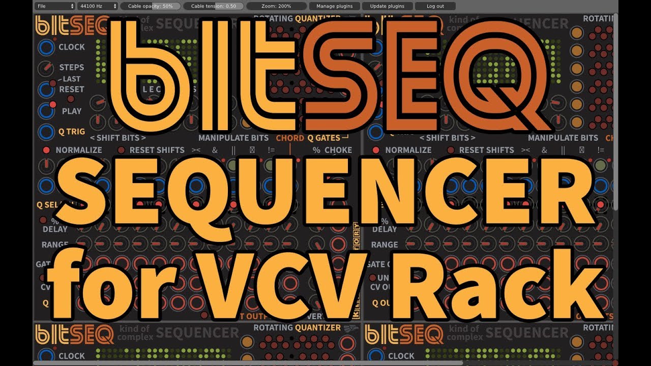 KlirrFactory BitSEQ - Sequencer for VCV Rack (Overview) - YouTube
