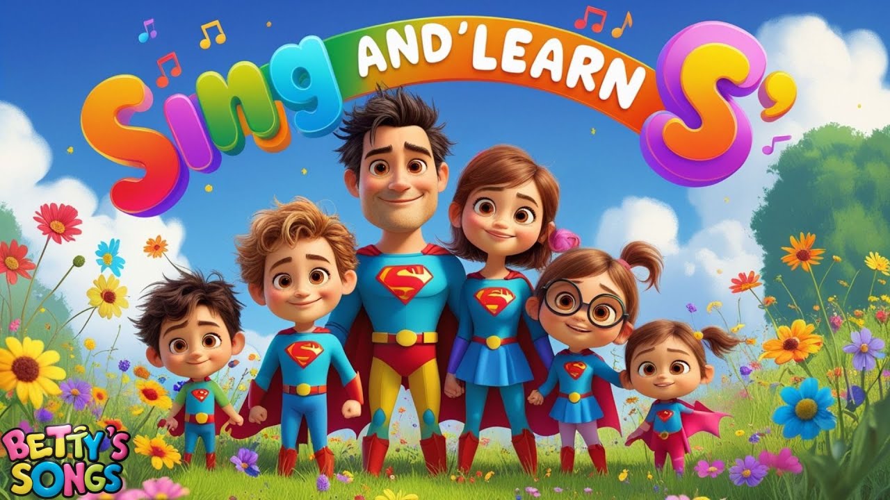 Super S and other ABC Songs! 🎵🦸‍♂️ LEARN 'S' Words and Phonics with ...