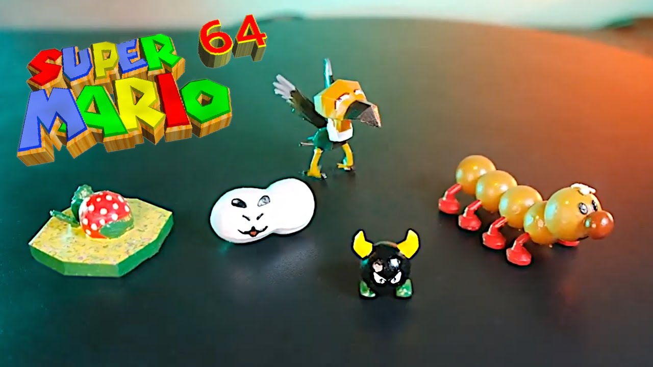 Let's 3D Print Mario 64 Figurines (Part 5) - YouTube