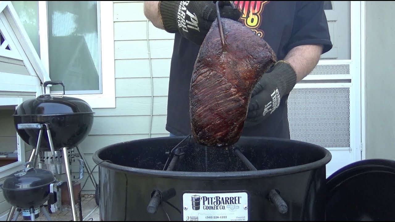 Smoked Corned Beef on the Pit Barrel Cooker - YouTube