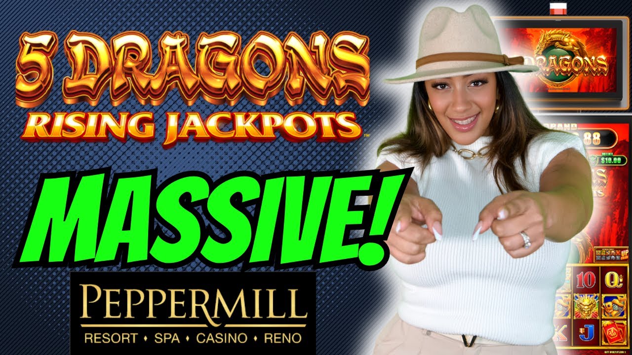 5 Dragons Rising Jackpots Pays MASSIVE Jackpot At Peppermill Casino ...