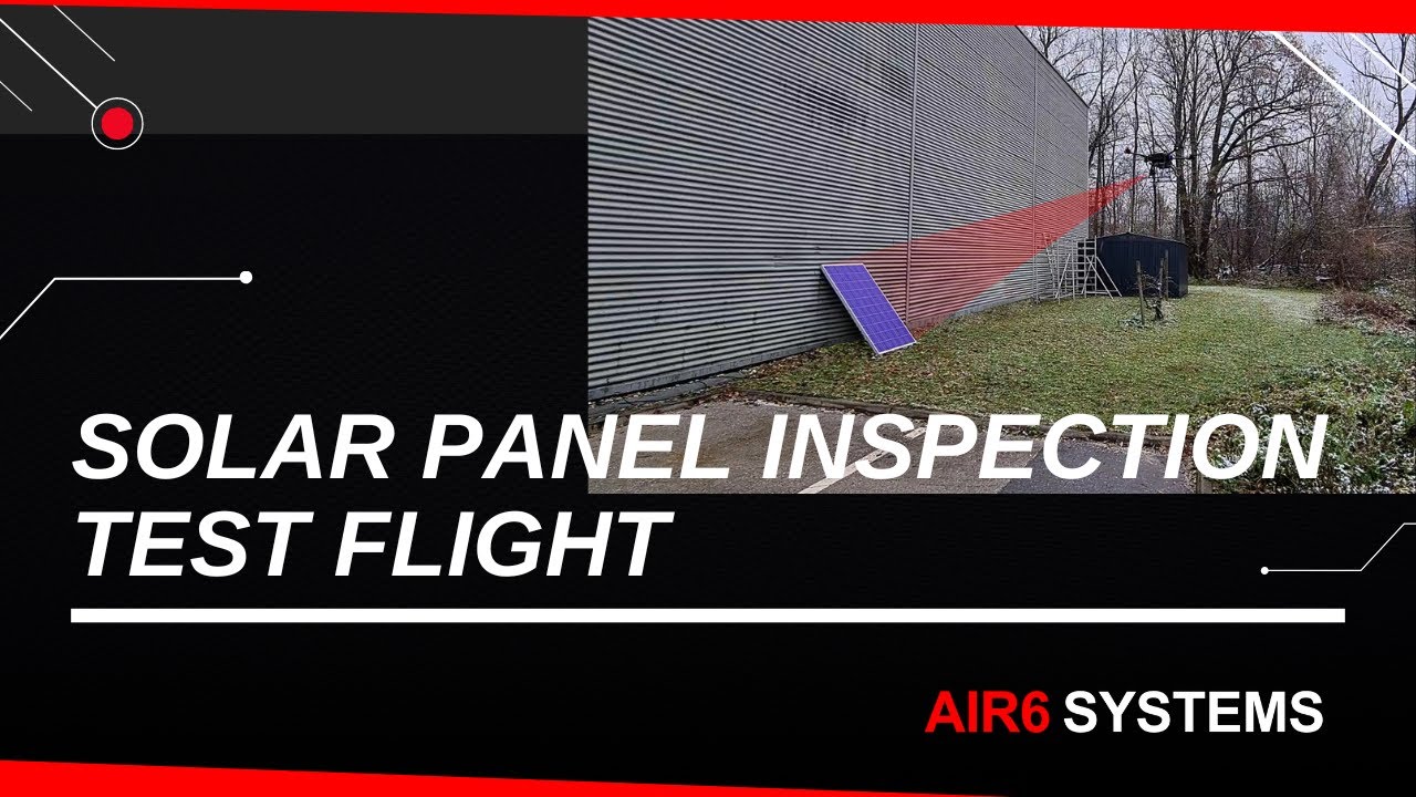 Solar Panel Inspection Test Flight - YouTube