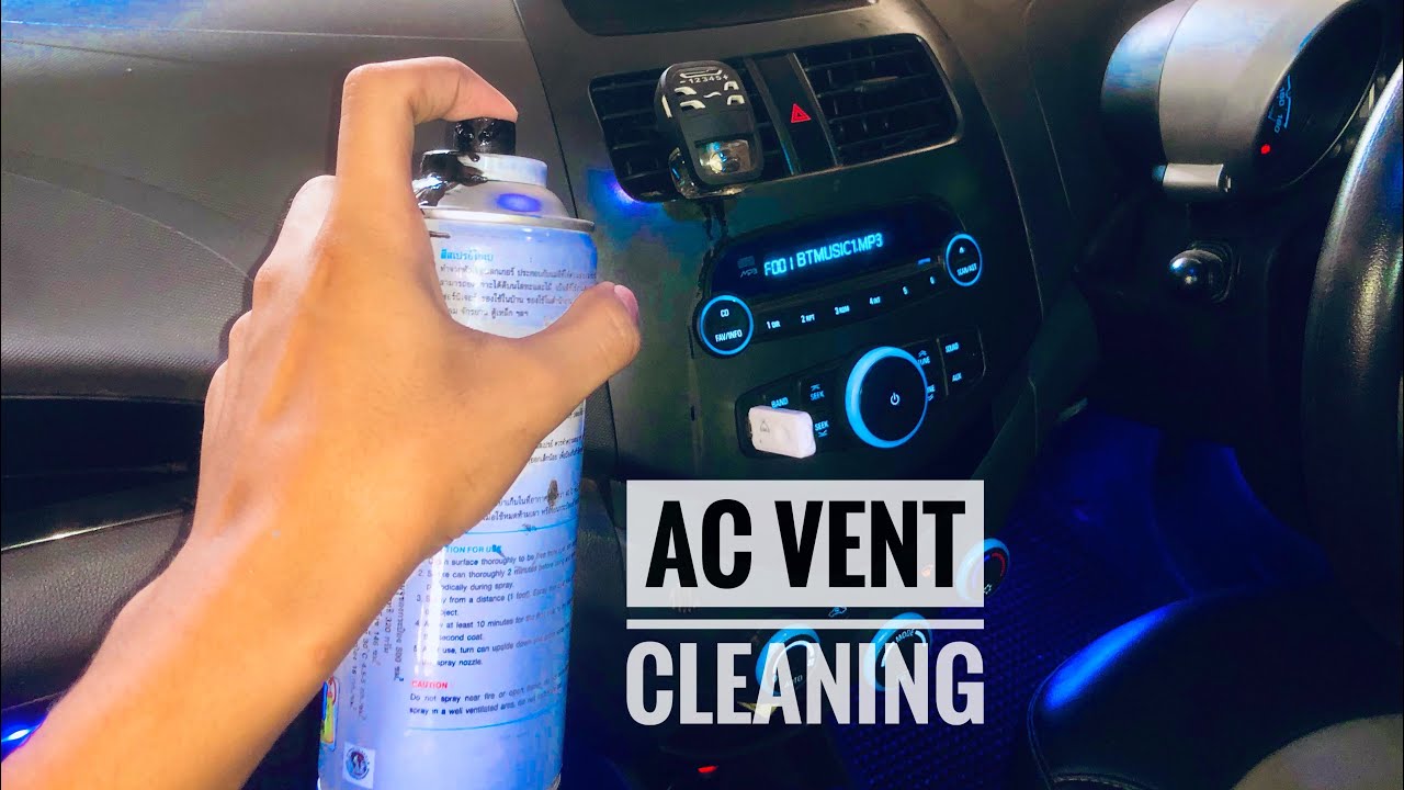 Car AC Vent Cleaning | Chevrolet Beat - YouTube