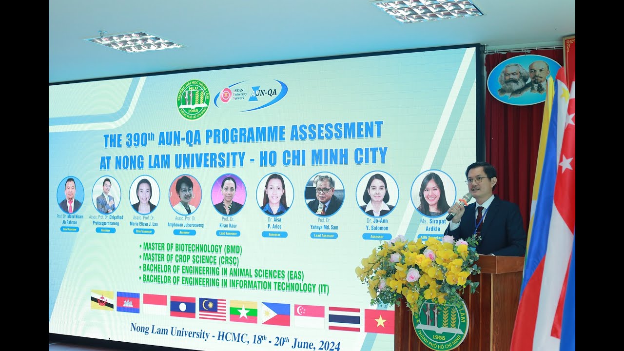 Nong Lam University Ho Chi Minh City - The 390th AUN-QA Programme Assessment - YouTube