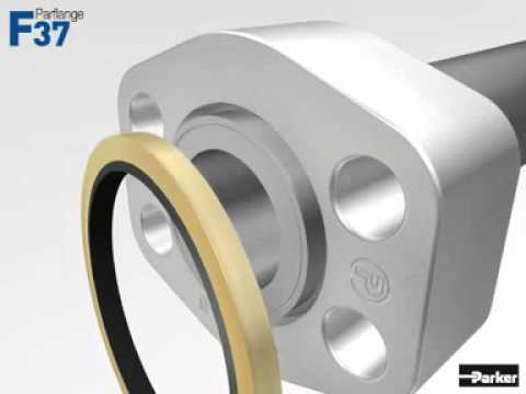 Parker - F37 Parflange Retaining Ring Verbindung - YouTube
