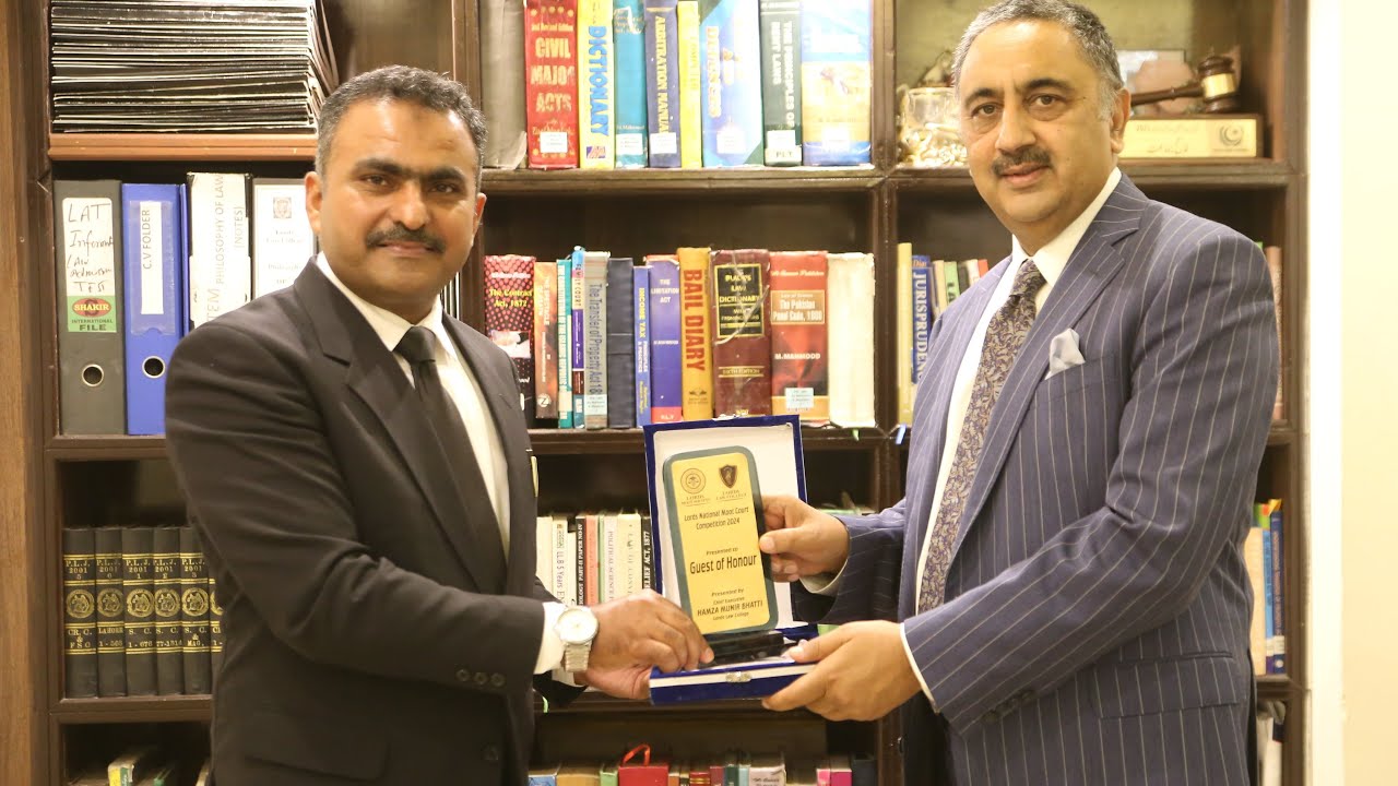 Lords Law College hosted biggest National Law moot....President LBA ...