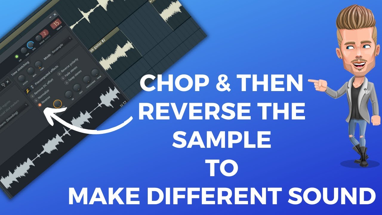 Chop & then Reverse the sample to make different sound - YouTube