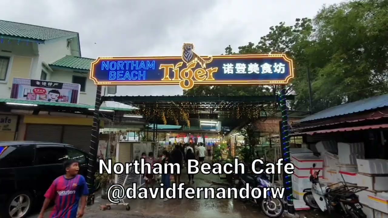 Northam Beach Cafe Georgetown Penang Malaysia. tempat makan malam di ...