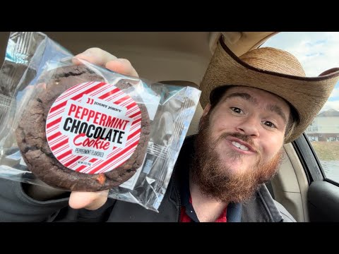 Jimmy John’s Peppermint Chocolate Cookie Review - YouTube