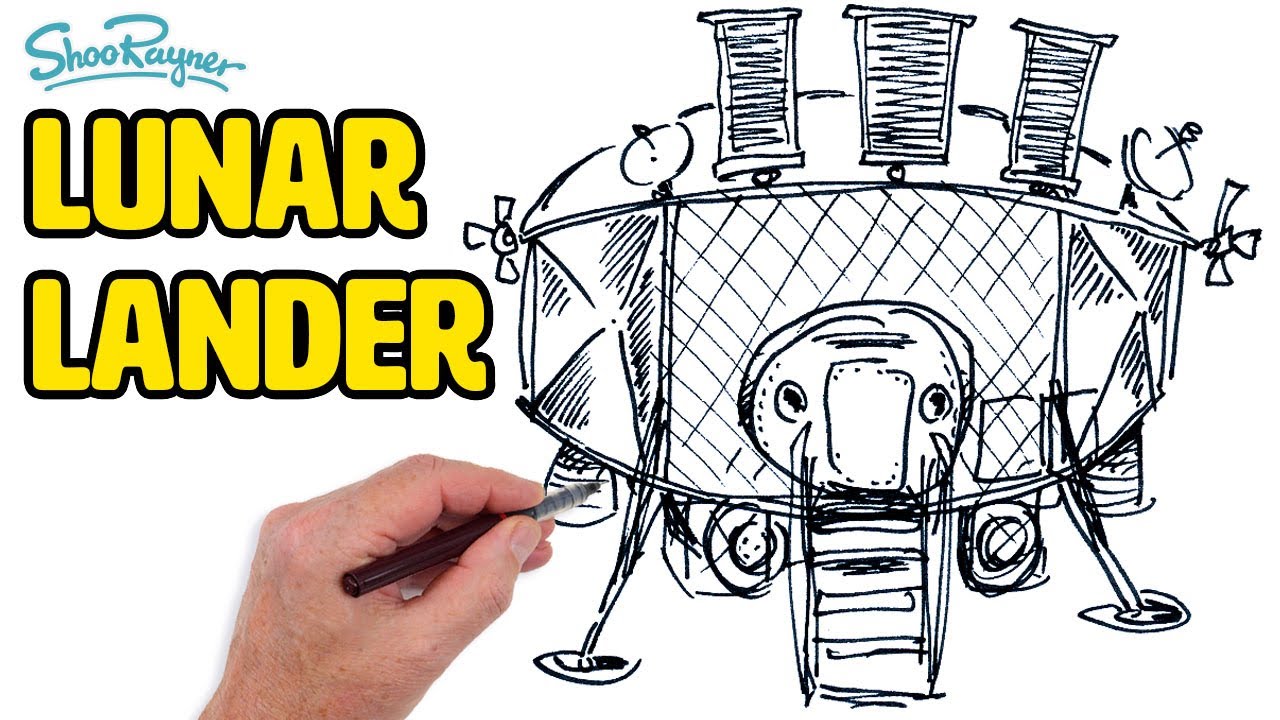 Sketching Lunar Landing Craft ideas for my next Book - Generation Moon ...