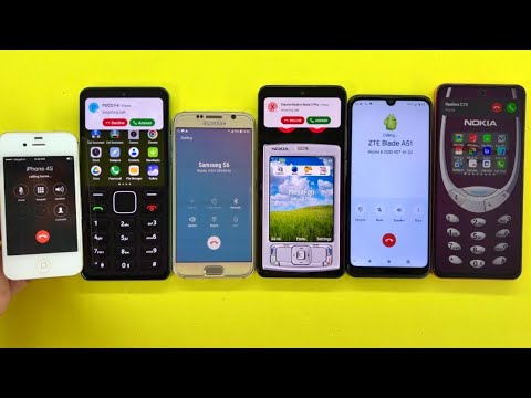 Incoming Call Nokia Launcher Nokia 3310/Nokia N97/Nokia 1200 | Outgoing Call iPhone 4S/Samsung S6 