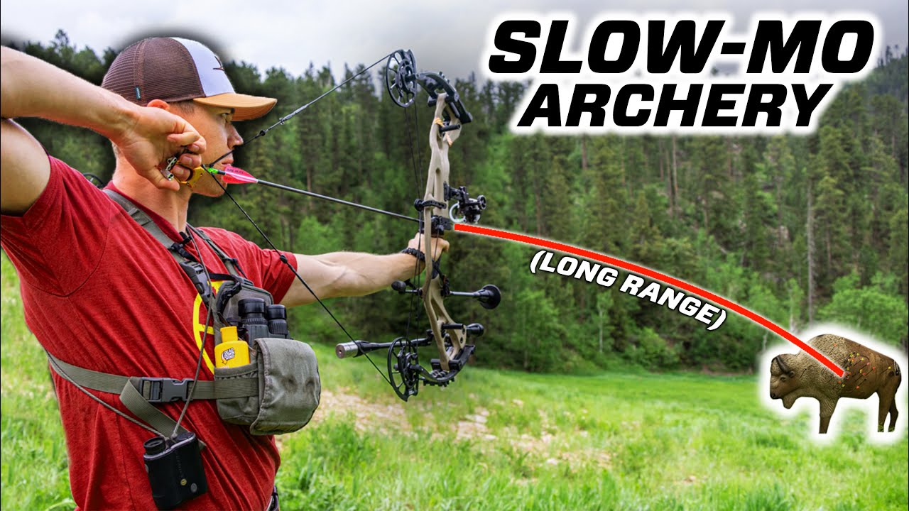 EPIC SLOW MOTION ARCHERY SHOTS (at Total Archery Challege) - YouTube