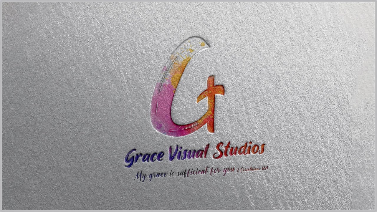 Grace Visual Studios Black Logo Intro Video 2020 I Grace Visual Studios ...
